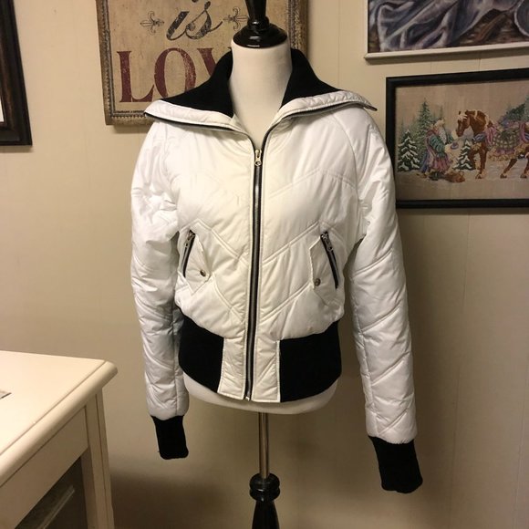 MKM Designs | Jackets & Coats | Mkm White And Black Jacket | Poshmark